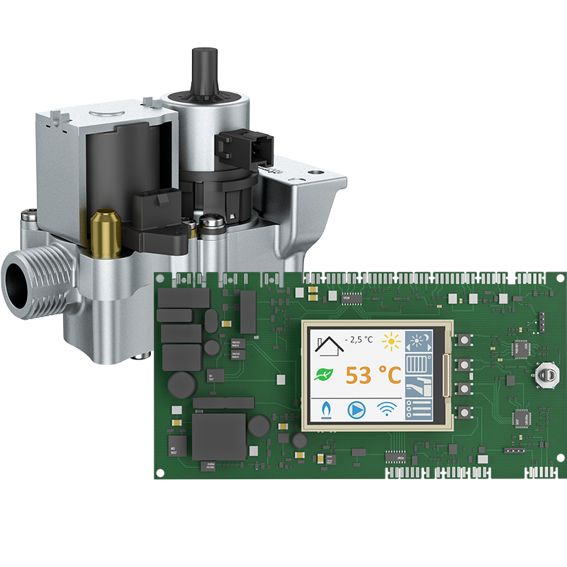 Electronic gas-air ratio control CleanVario